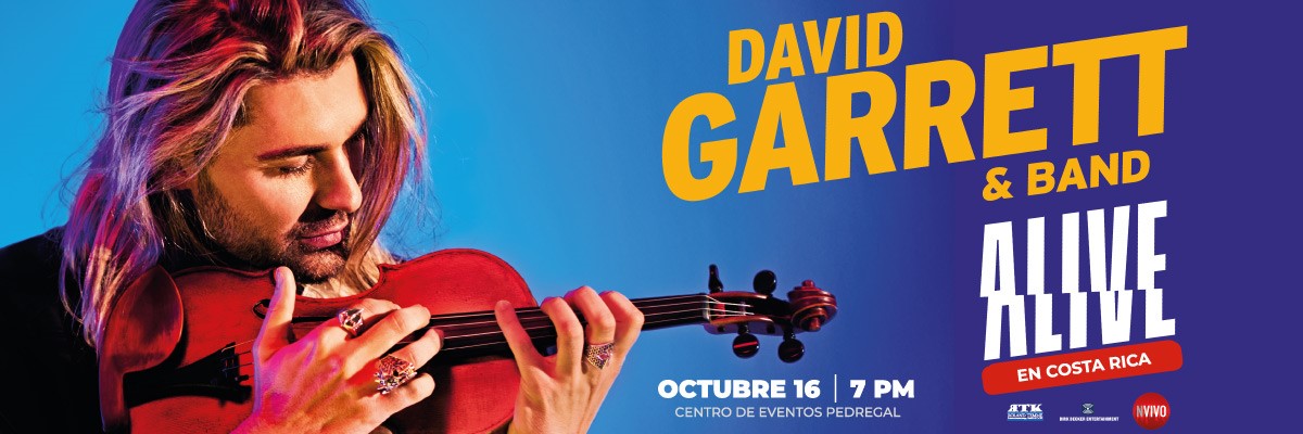 DAVID GARRET. Información de próximas fechas y presentaciones. Compra ...