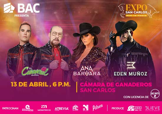 CONCIERTO EXPO SAN CARLOS INTERNACIONAL 2024. Información de próximas fechas y presentaciones ...