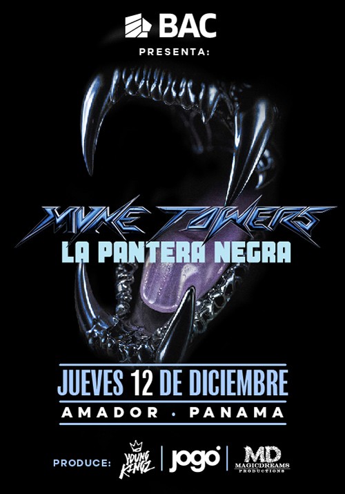 MYKE TOWERS- LA PANTERA NEGRA : Centro de Convenciones Amador -FIGALI ...